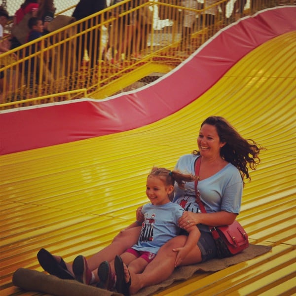 MN State Fair Giant Slide - Dining with Alice