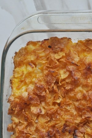 Corn Flakes Potato Casserole - Dining with Alice