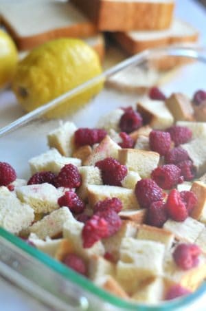 Lemon Raspberry French Toast Bake - Dining with Alice