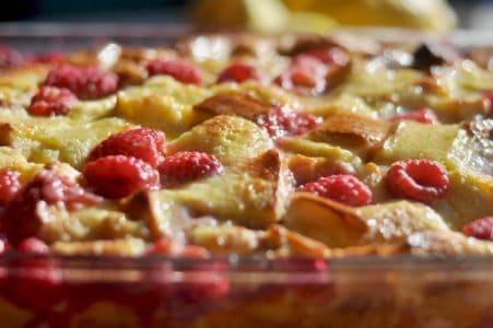 Lemon Raspberry French Toast Bake - Dining with Alice